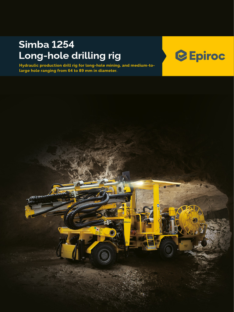 9869 0031 01b Simba 1254 Technical Specification English | PDF | Drill ...