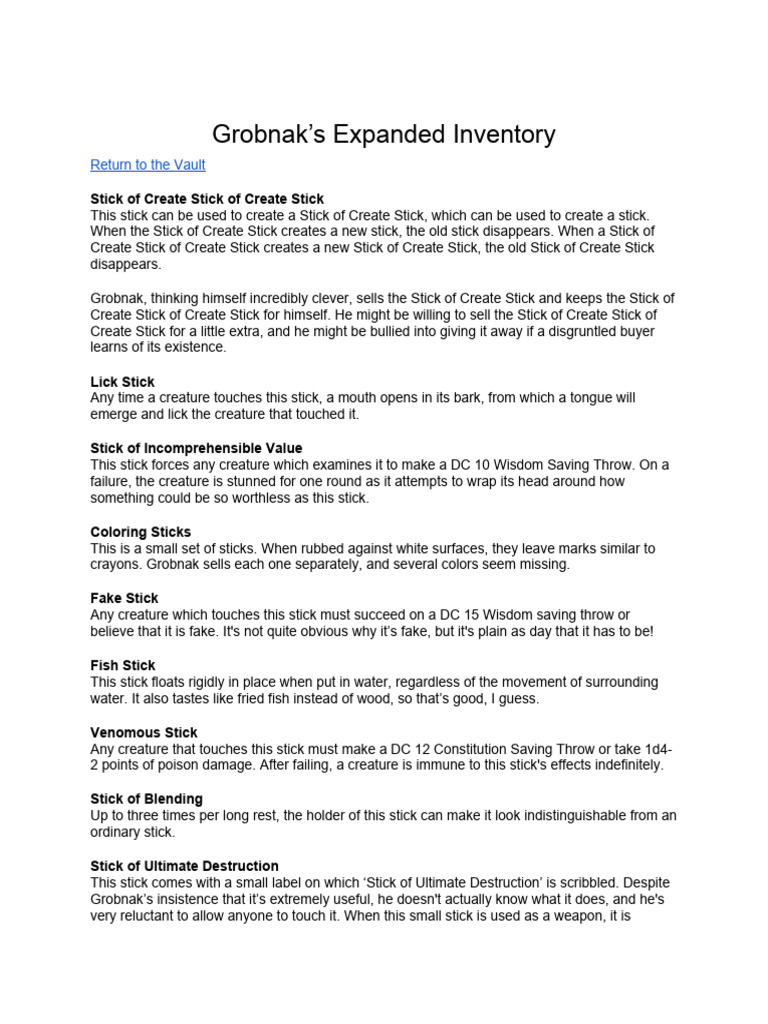 Expanded Items Pdf