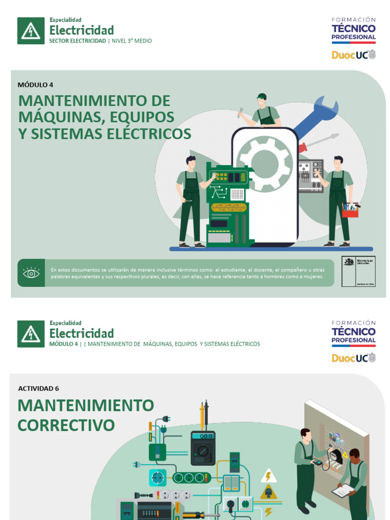 3 Electricidad M4 A6 Presentacion | PDF | Motor eléctrico | Corriente ...