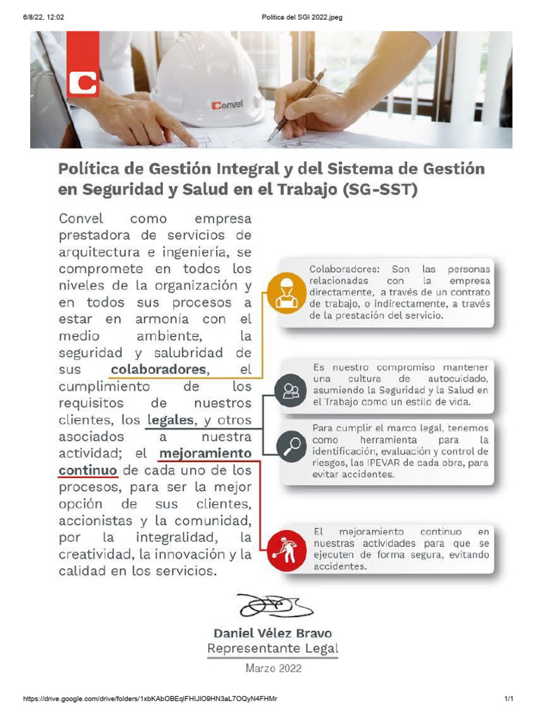 Politica Del SGI 2022.jpeg | PDF