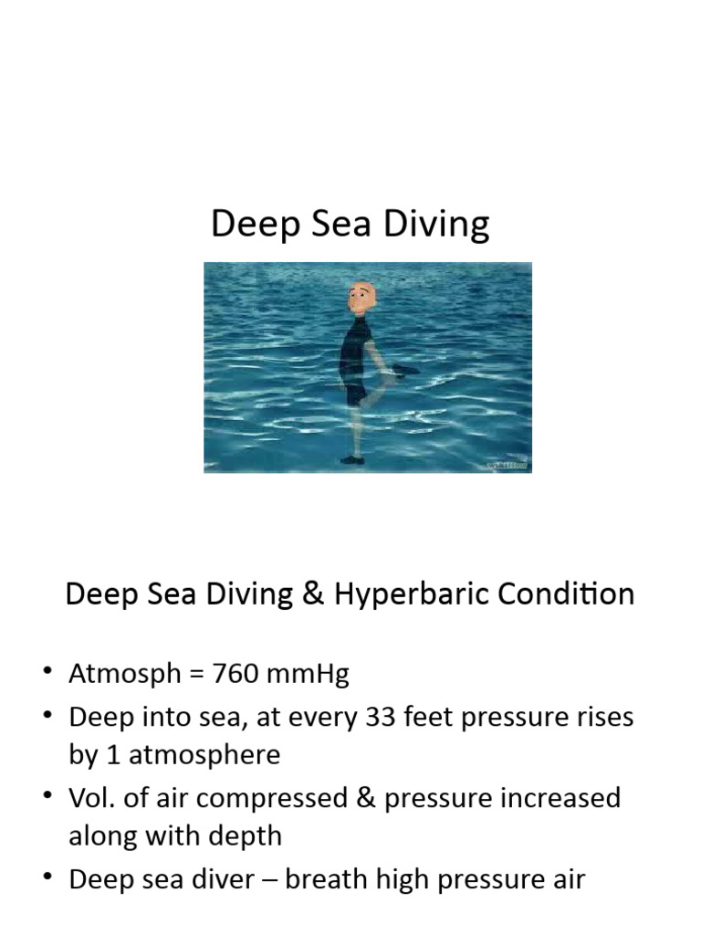 Deep Sea Diving Physiology - Lecture by DR Syma Rizan | PDF ...