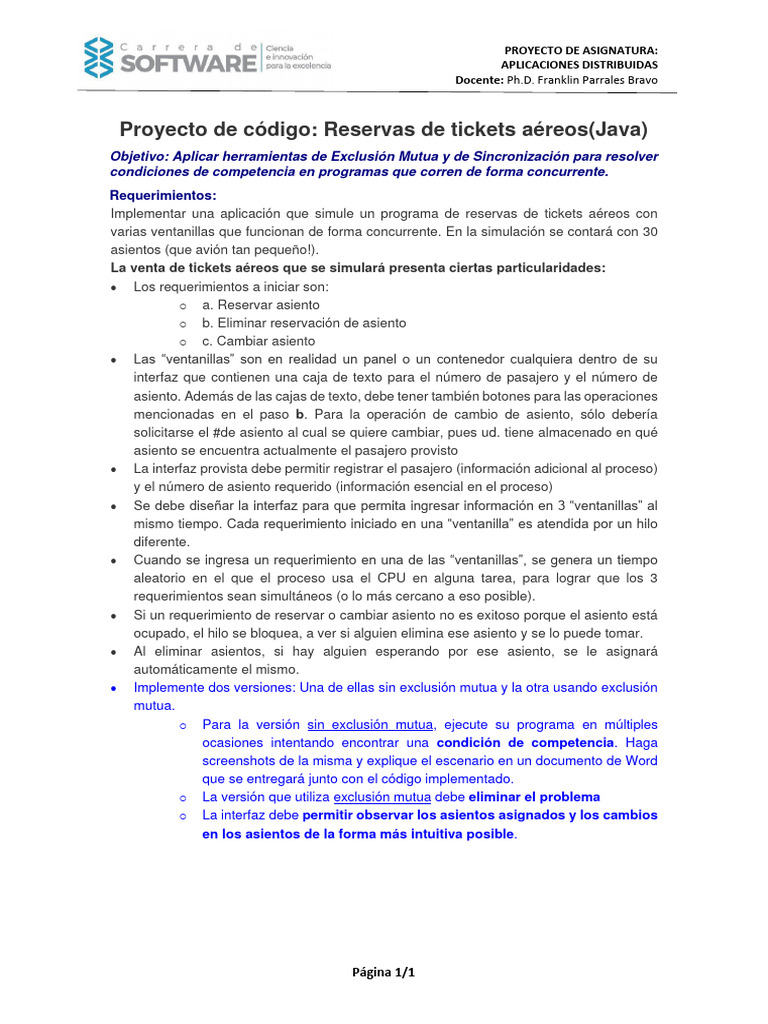 FRPB AD Unidad2 ProyectoCodigo1 | PDF | Hilo (Computación) | Programa de computadora