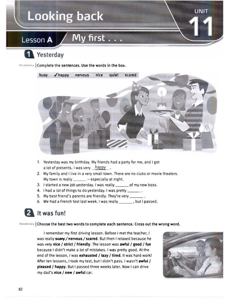 Touchstone 1 WB Unit 11 | PDF