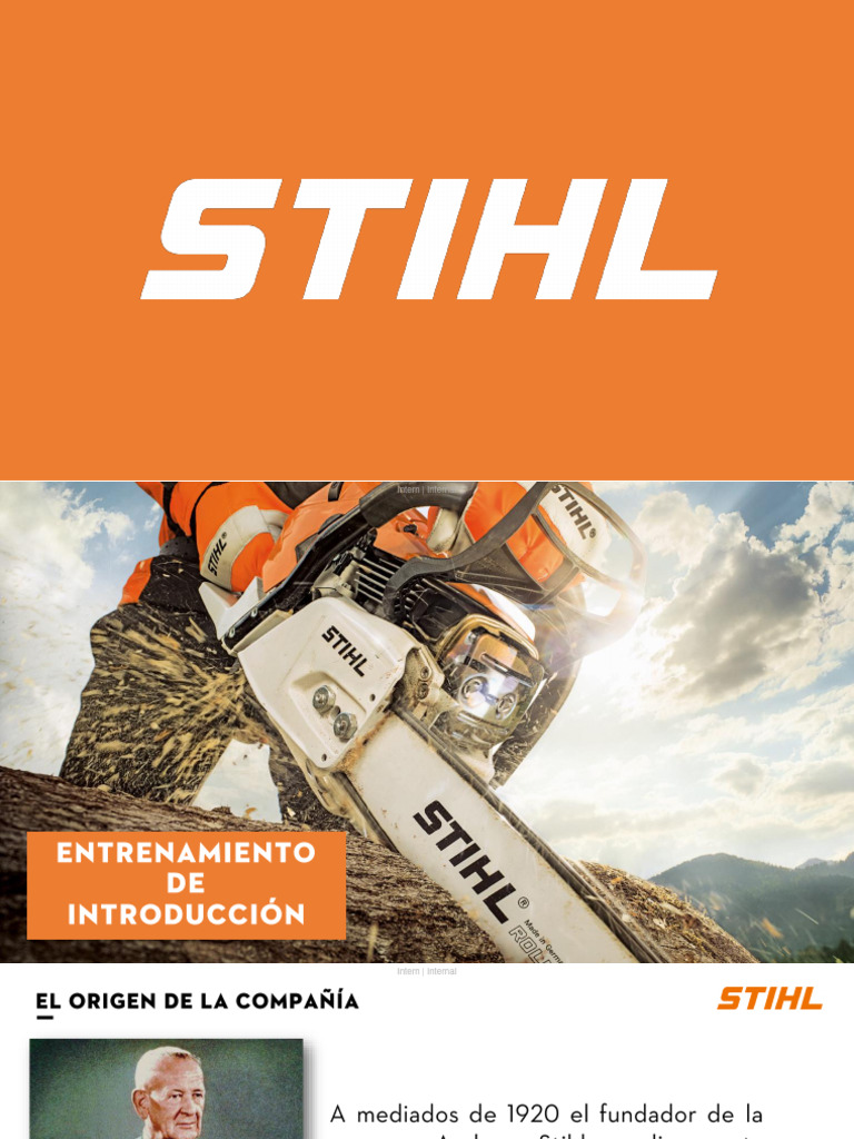 Entrenamiento de Introducción Stihl | PDF