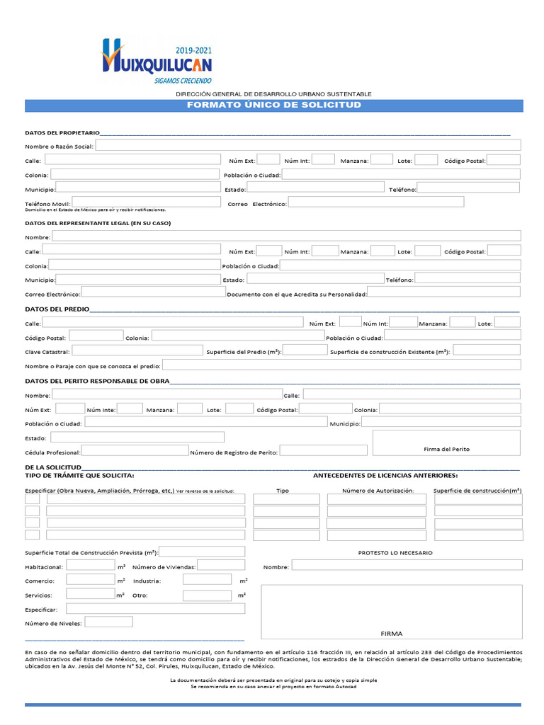 Formato Unico de Solicitud | PDF Formato Unico de Solicitud | PDF