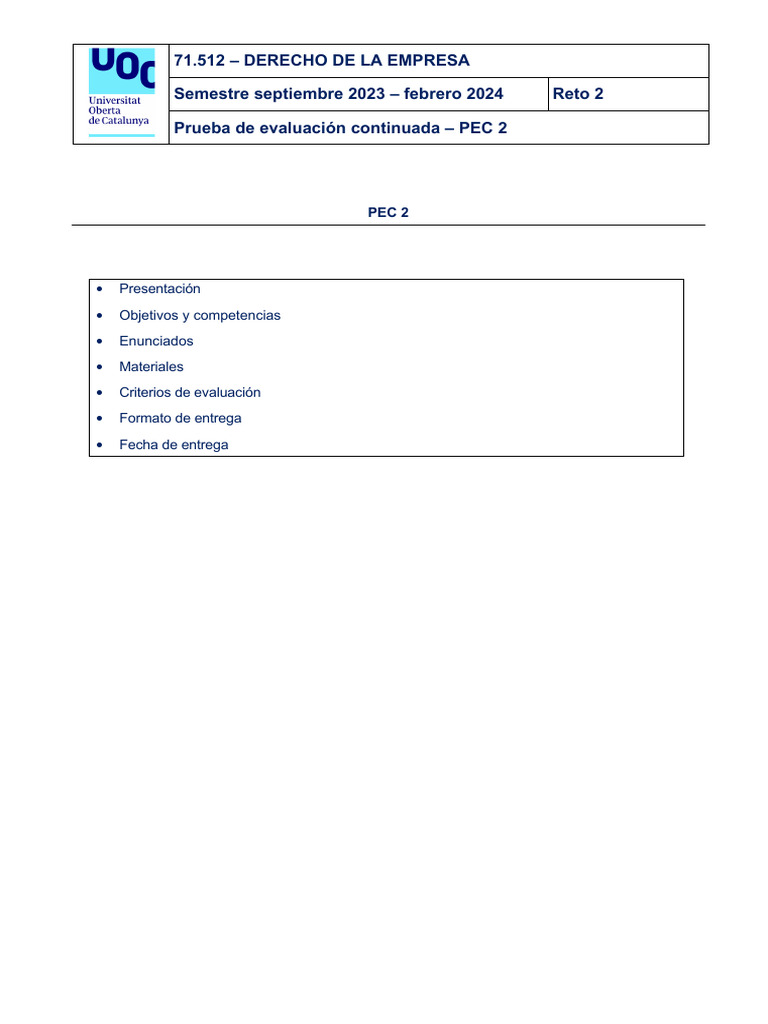 Pec 2 2023 2024 1 | PDF | Hotel | Plagio