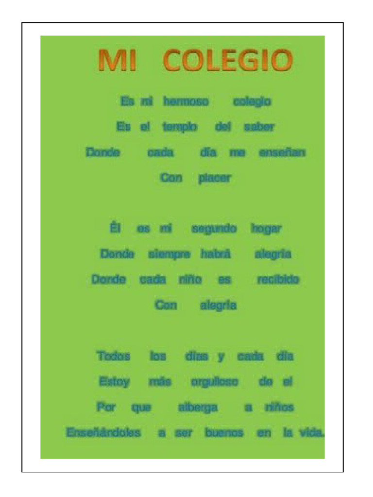 MI COLEGIO | PDF