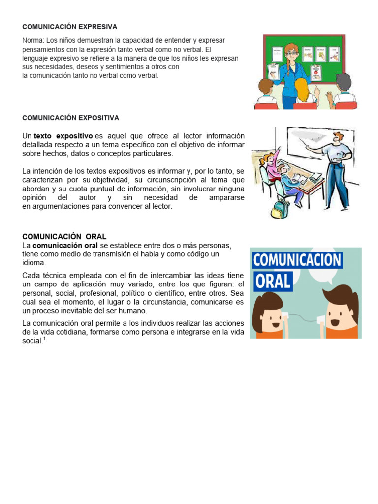 Comunicación Expresiva en Niños | PDF | Ciencia y matemáticas