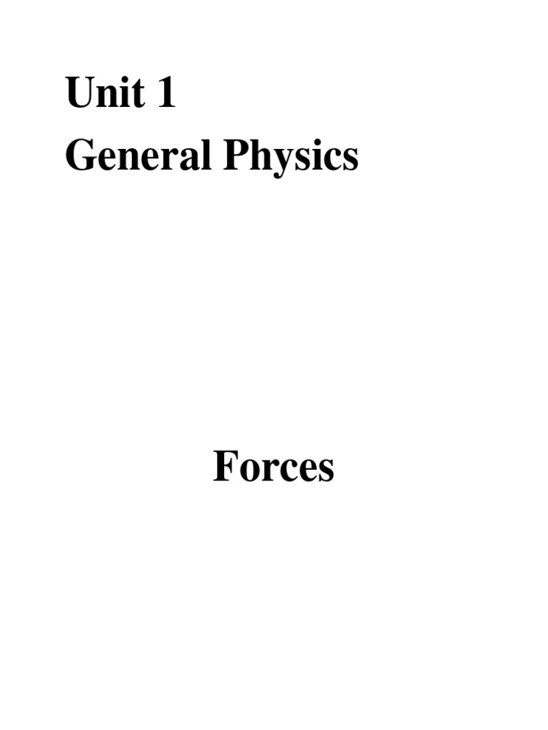 Forces | PDF | Force | Mass