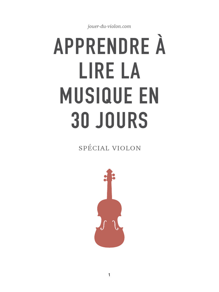 Apprendre À Lire La Musique en 30 Jours | PDF | Musicologie | Notation