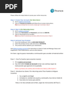Pearson Practice English Quick Start Guide For Students | PDF | Ios ...