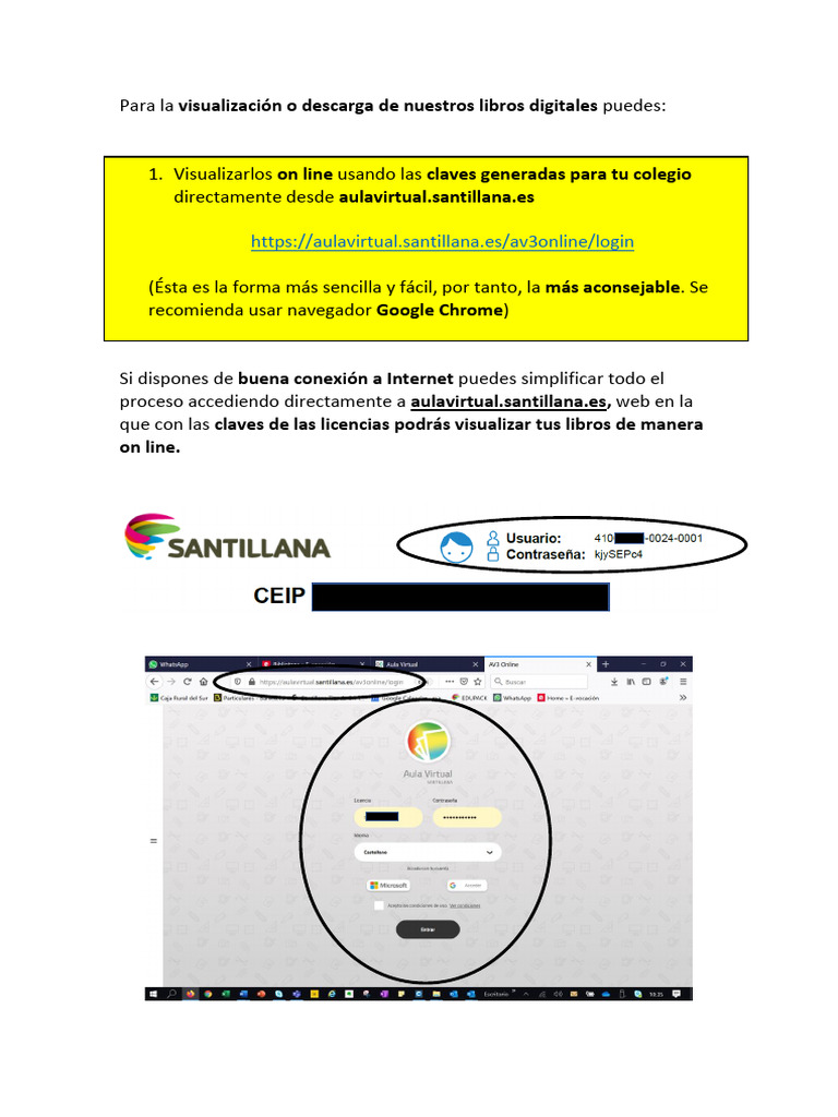 Acceso Libros Digitales Alumnos 1 Pdf Contraseña Software De La