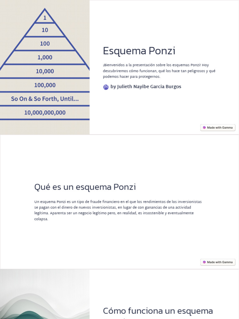 Esquema Ponzi | PDF | Esquema Ponzi | Economias