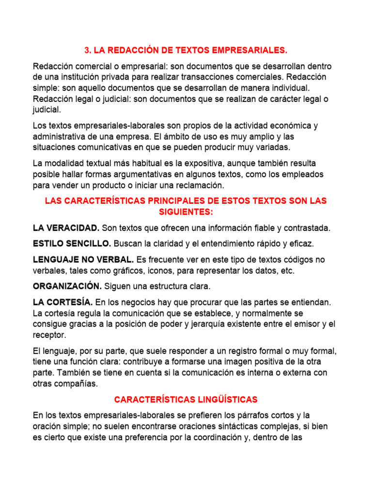 Guía de Redacción de Textos Empresariales | PDF | Medios de ...