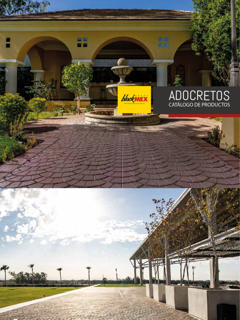 Catálogo de Adocretos y Blockmex | PDF | Hormigón