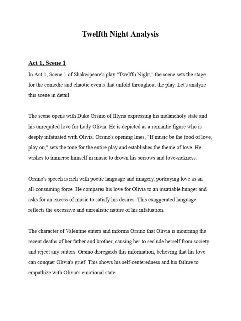 Twelfth Night | PDF | Twelfth Night