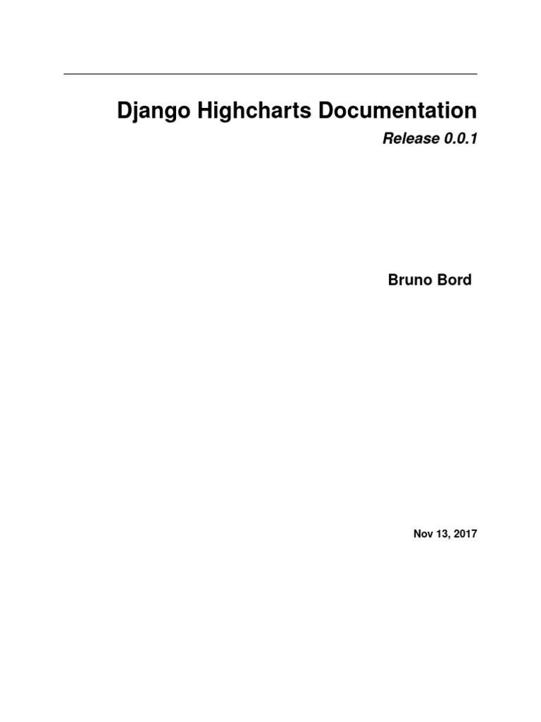Django Highcharts | PDF | Software Development | Computing