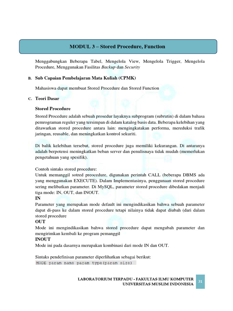 MODUL3 - 13020220024 - MUTHMAINNA ALIFAH - B1-Dikompresi | PDF | Komputer