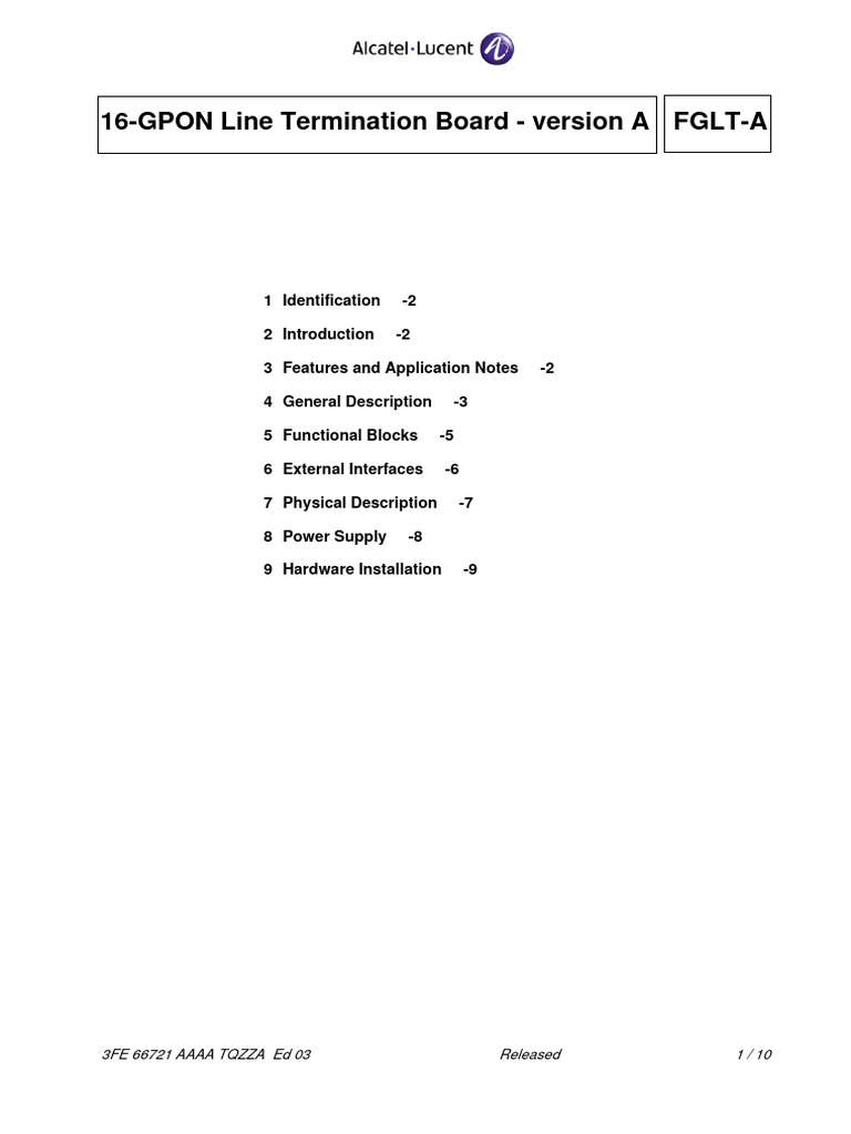 03-FGLT-A Unit Data Sheet | PDF | Information And Communications Technology | Data Transmission