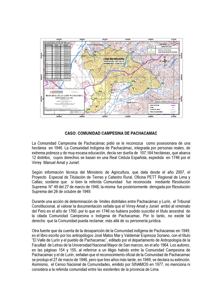 Caso +Cc+de+Pachacamac | PDF | Lima | América del Sur