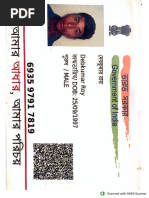 Pancard Back Side | PDF