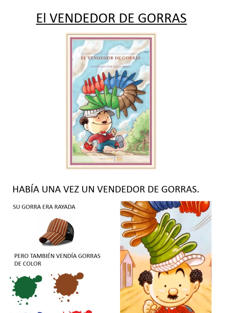El vendedor de gorras: cuento y actividades | PDF