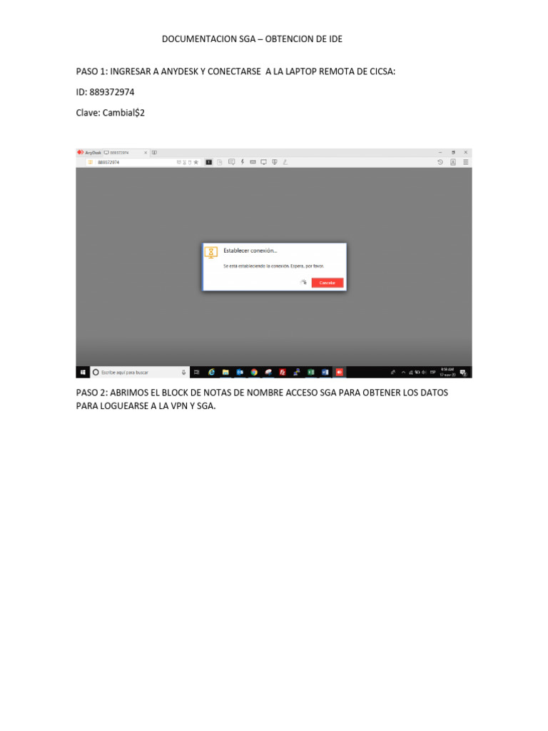 SGA - OBTENCION DE IDEs | PDF