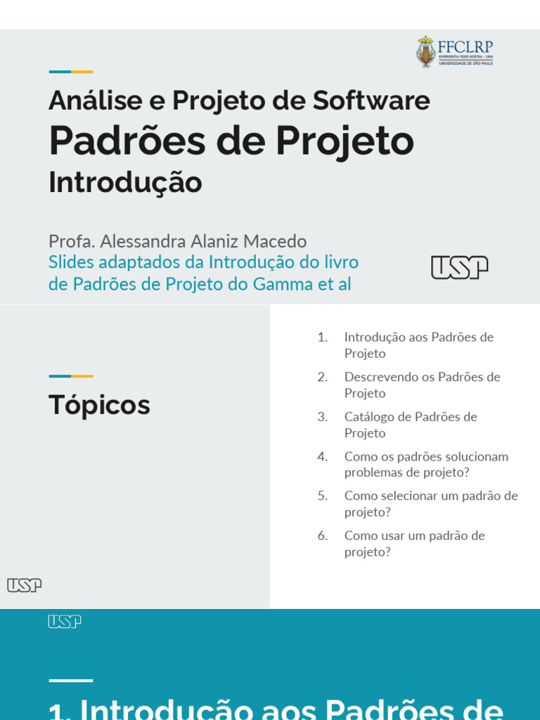 APS Aula16 PadraoProjeto Introducao | PDF | Padrão de design de ... APS Aula16 PadraoProjeto Introducao | PDF | Padrão de design de ...