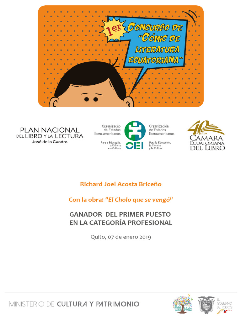 El-Cholo-que-se-vengó | PDF | Cómics | Ecuador