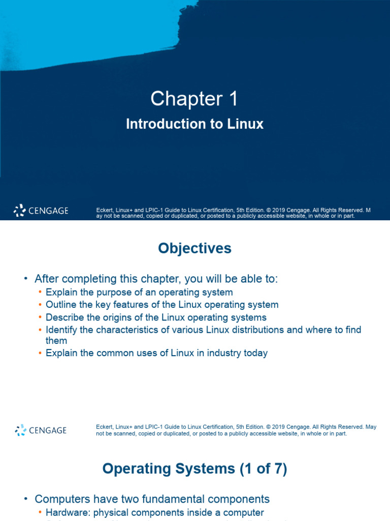 Eckert5e ch01 | PDF | Operating System | Linux