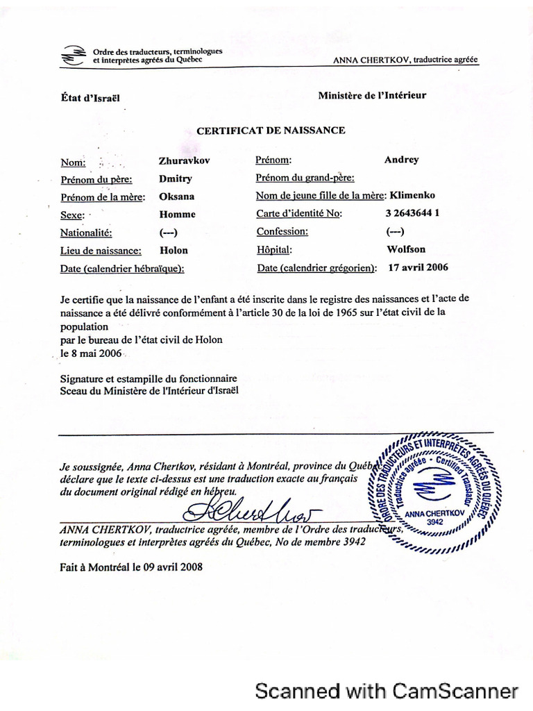 Certificat PDF | PDF