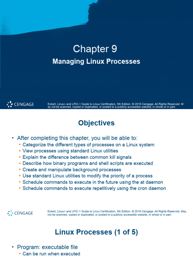 Eckert5e ch09 | PDF | Process (Computing) | Computer Science