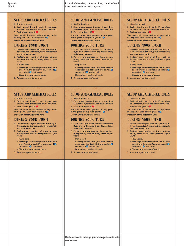 NEM P&P Cards - Self-Print Assorted With Bleed | PDF