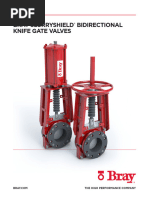 Bray Series 762 Slurry Knife Gate Valve Manual | PDF | Valve | Pipe ...