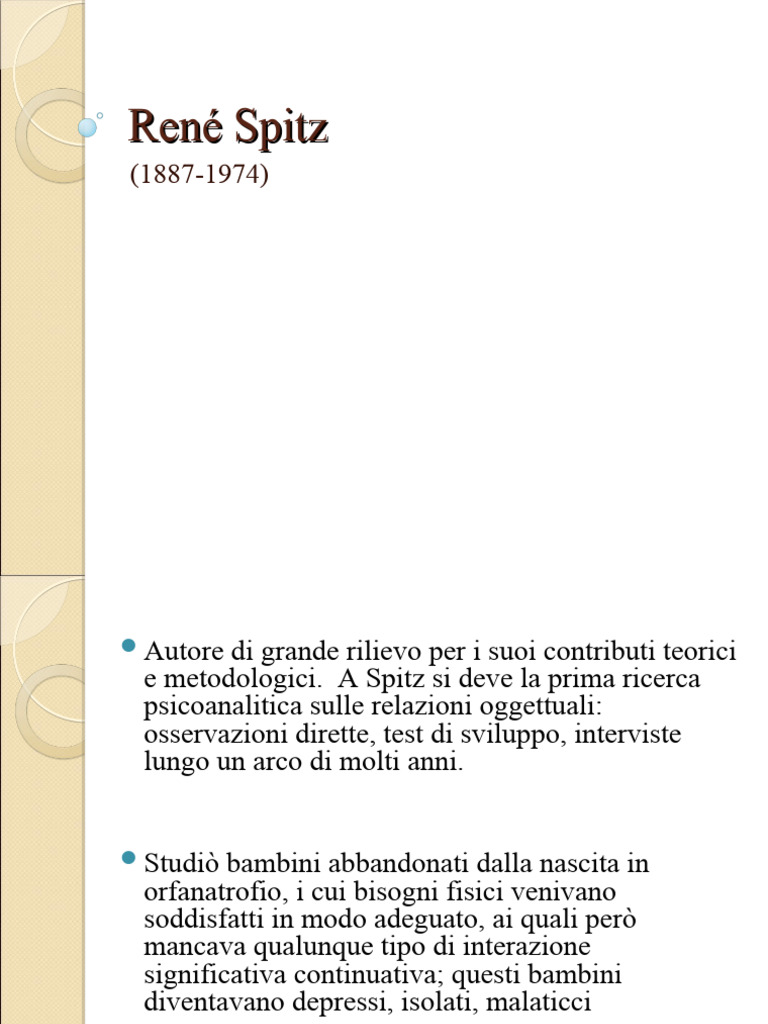 René Spitz | PDF