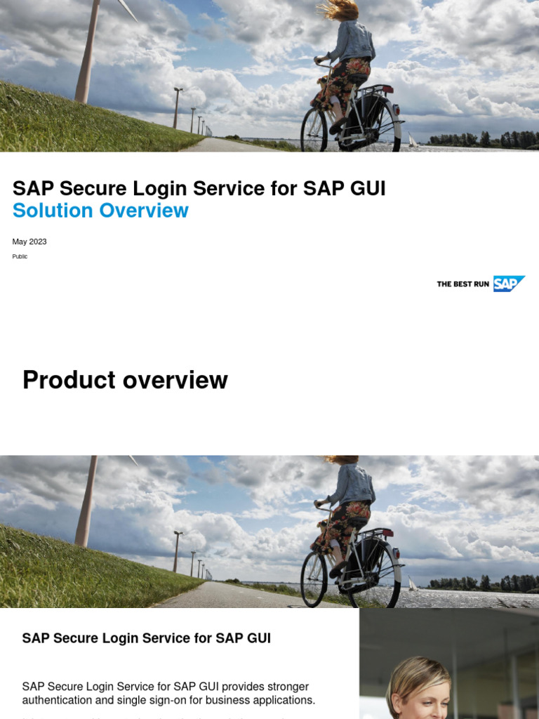 SAP Secure Login Service For SAP GUI Overview Presentation | PDF ...