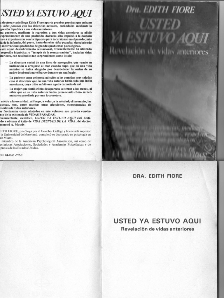 Edith Fiore Usted Ya Estuvo Aqui | Descargar gratis PDF | Hipnosis ...