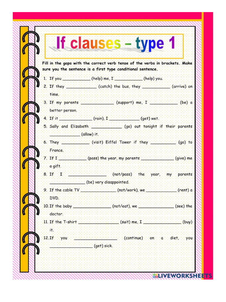 First Conditional Worksheet | PDF