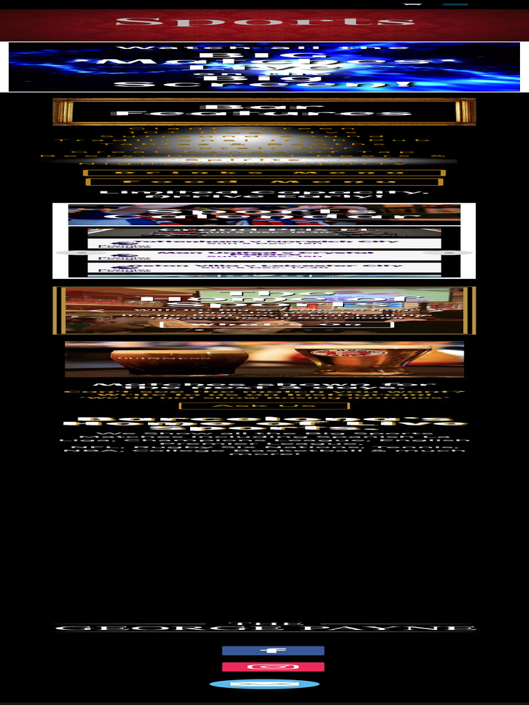 Sports Bar Barcelona - The George Payne | PDF