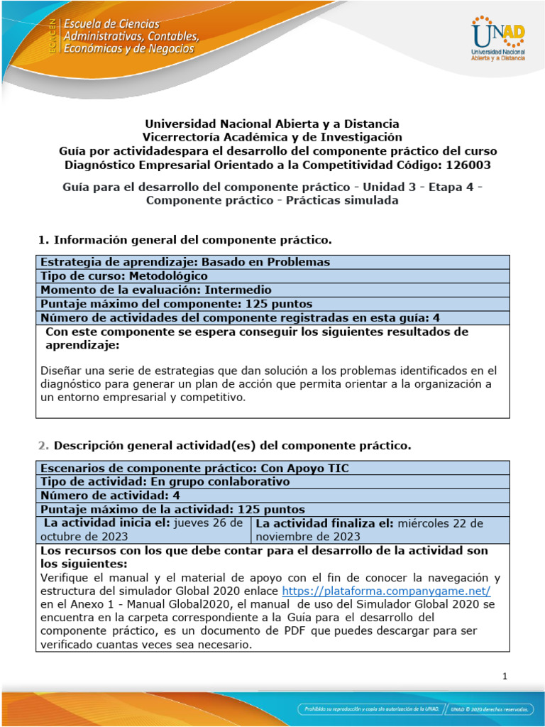 Guía para El Desarrollo Del Componente Práctico - Unidad 3 - Etapa 4 ...