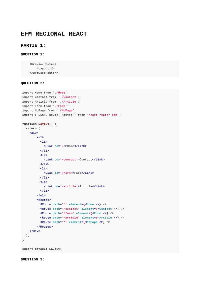 Efm Regional React 1 | PDF | World Wide Web | Internet & Web