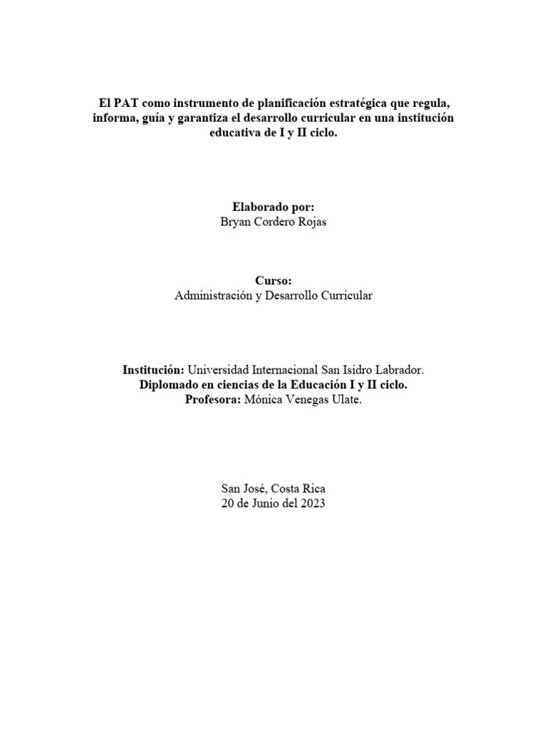 Tarea 6 Cuadro Sinóptico Bryan Cordero | PDF | Presupuesto | Planificación