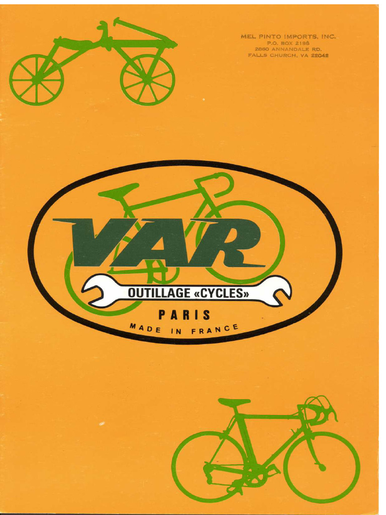 VAR Tools Catalog 1980s | PDF