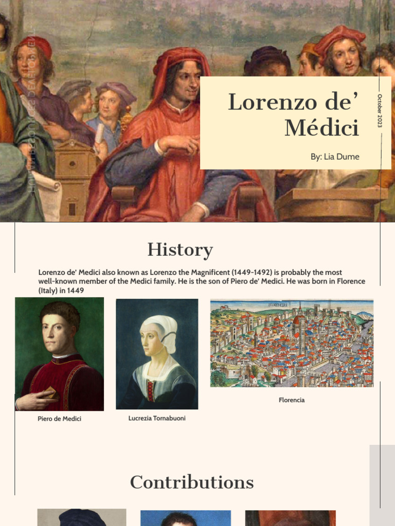 Lorenzo de’ Medici: Life & Legacy | PDF | History | Lifestyle