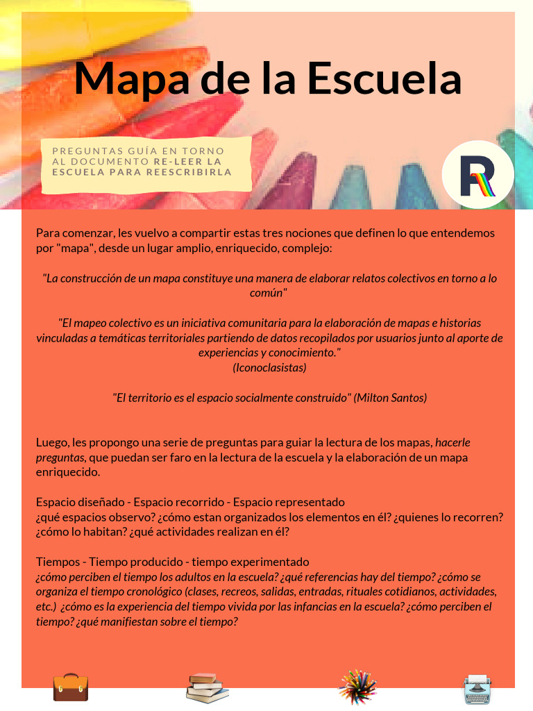 Mapeo y Narrativa Escolar | PDF | Mapa