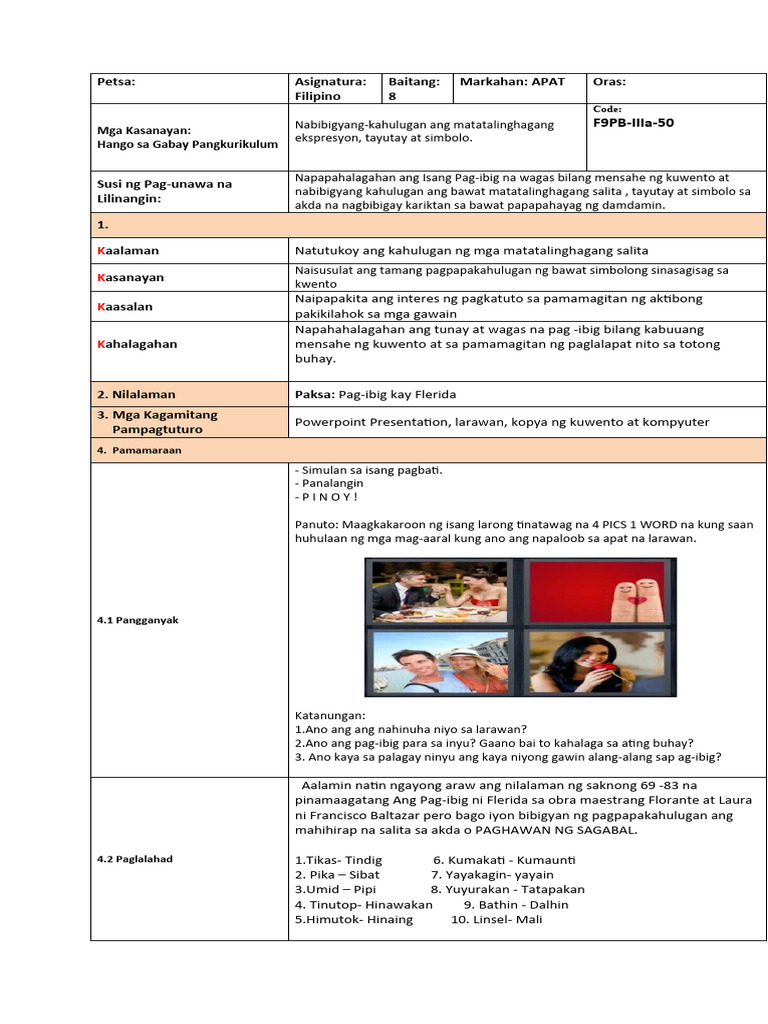 Cot 8 - DEPED | PDF