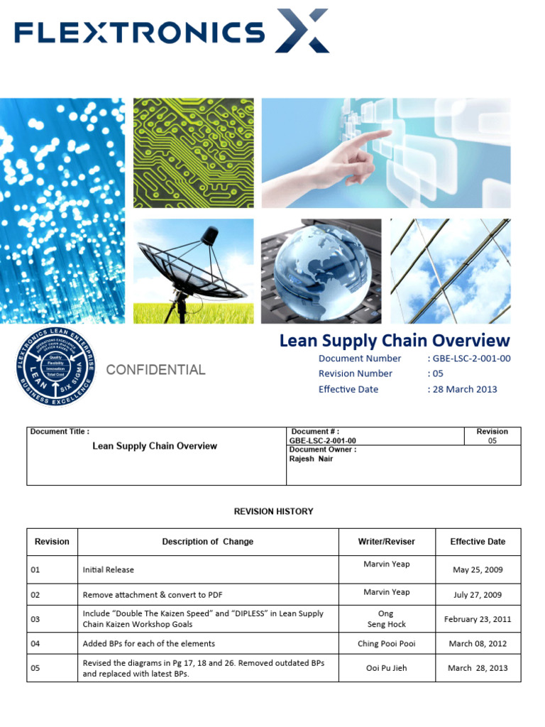 GBE LSC 2 001 00 Lean Supply Chain Overview | PDF | Inventory | Supply ...