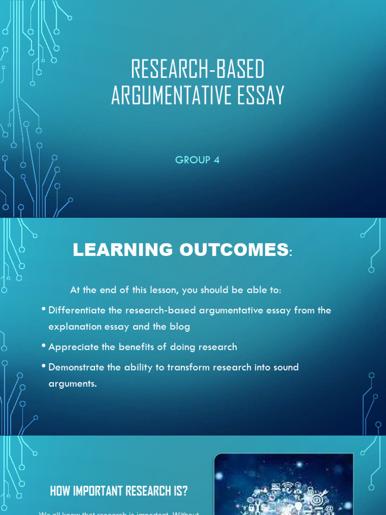 Crafting Research-Based Argumentative Essays | PDF | Bibliography | Essays