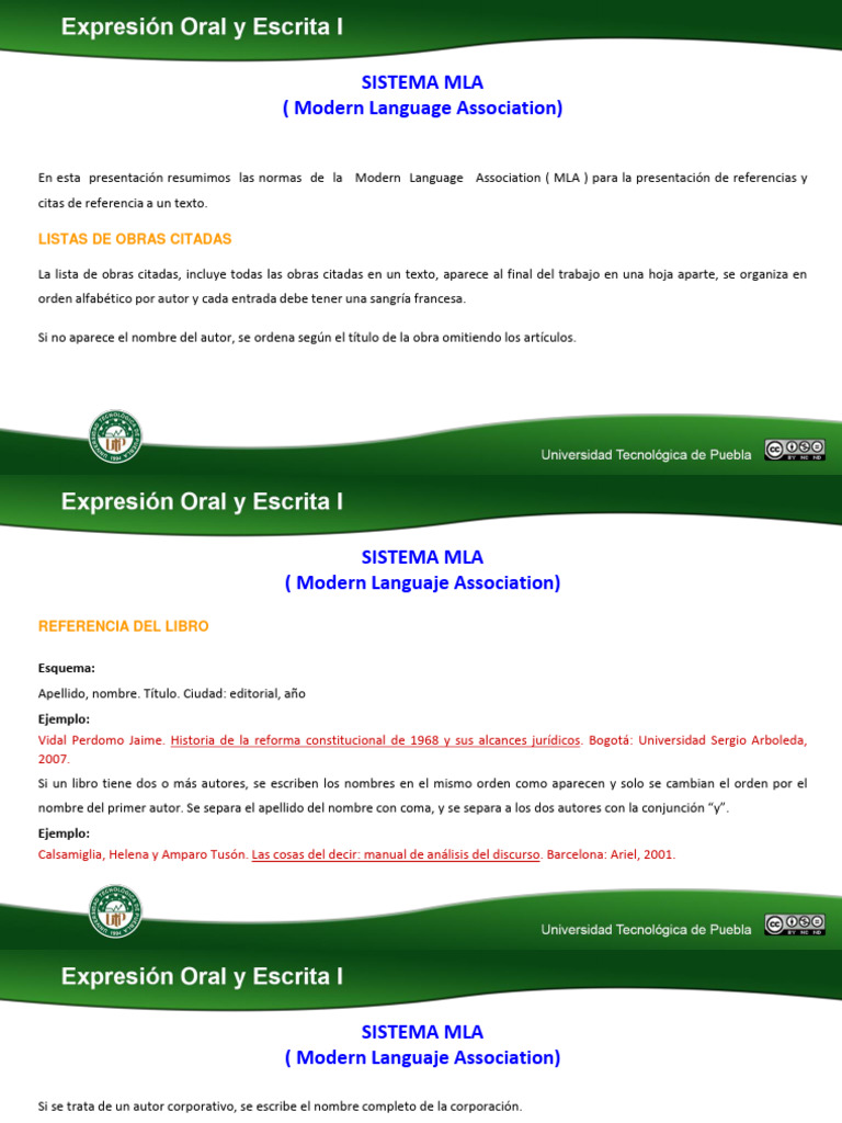 Cómo Citar o Referenciar Con MLA | PDF | Autor