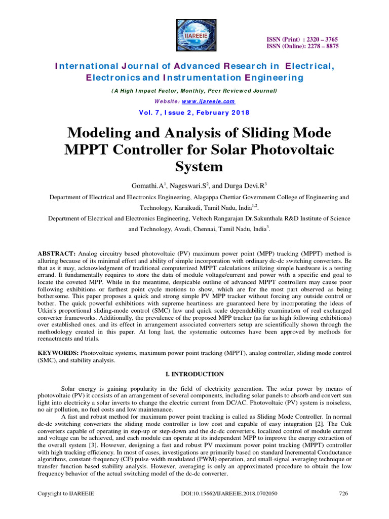 50 Modeling Ats | PDF | Photovoltaics | Control Theory
